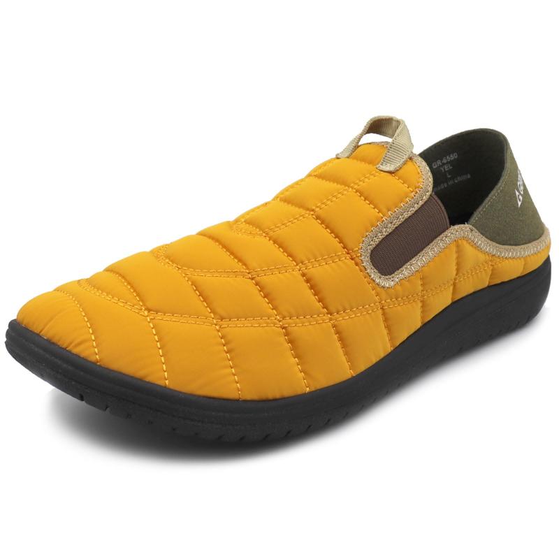 Gerry メンズ GR6550難燃加工モックシューズサイズ=25.0(S)、26.0cm(M)、27.0cm(L)、28.0cm(LL)火の粉が飛んでも燃えにくい難燃加工のアッパー高反発もちもちインソールカカトを踏んでも履ける軽量