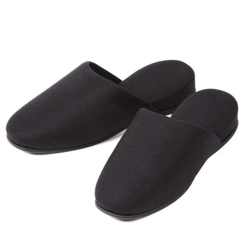 [Gadiel] お受験スリッパ お受験 父親 母親 室内用 メンズ レディース 室内履き 入学式 卒業式 面接 学校訪問 説明会 授業参観 入園式 卒園式 安心の日本製 収納袋付き 黒お受験や各種行事で大活躍する国産のオリジナル高級スリッ...