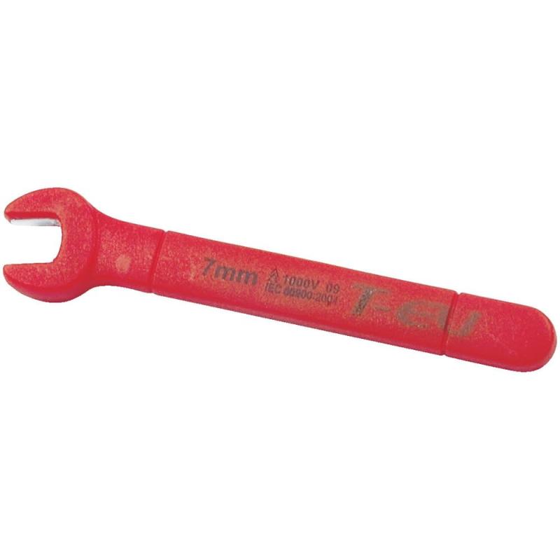 Tech-EV Insulated Open Wrench 絶縁工具 スパナレンチ 7mm OLC635107A原産国:台湾全長(mm):90二面幅寸法(mm):7厚み(mm):6.6質量(g):18