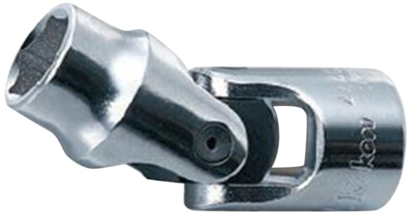 エスコ(ESCO) ユニバーサルソケット 1/2"DR/19mm EA618CP-119対辺:19mm 外径:26.5mm全長:71mm 差込角:1/2"重量(g):170 6角ユニバーサルソケット