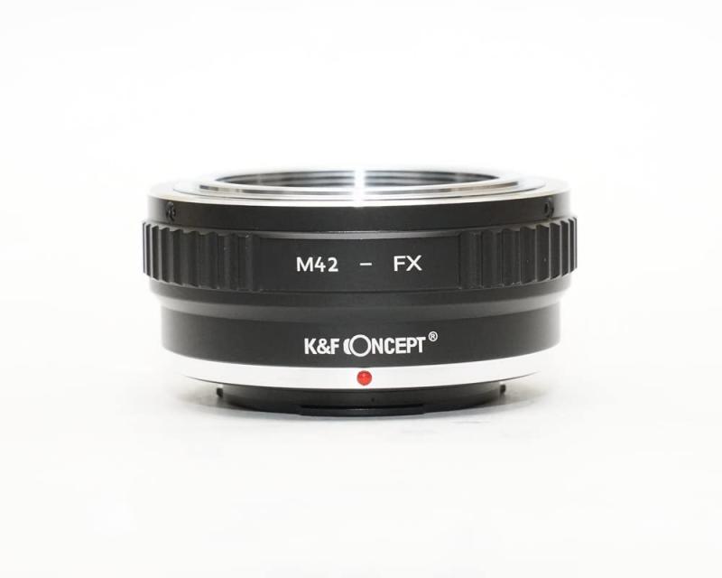 K&amp;F CONCEPT M42マウント-フジX FX マウントアダプターレンズクロス付 m42-fx (KFFX)安心国内サポート。今なら無料レンズクロス1枚プレゼント（色は選べません）対応レンズ：M42マウントのレンズ（押しピン対...