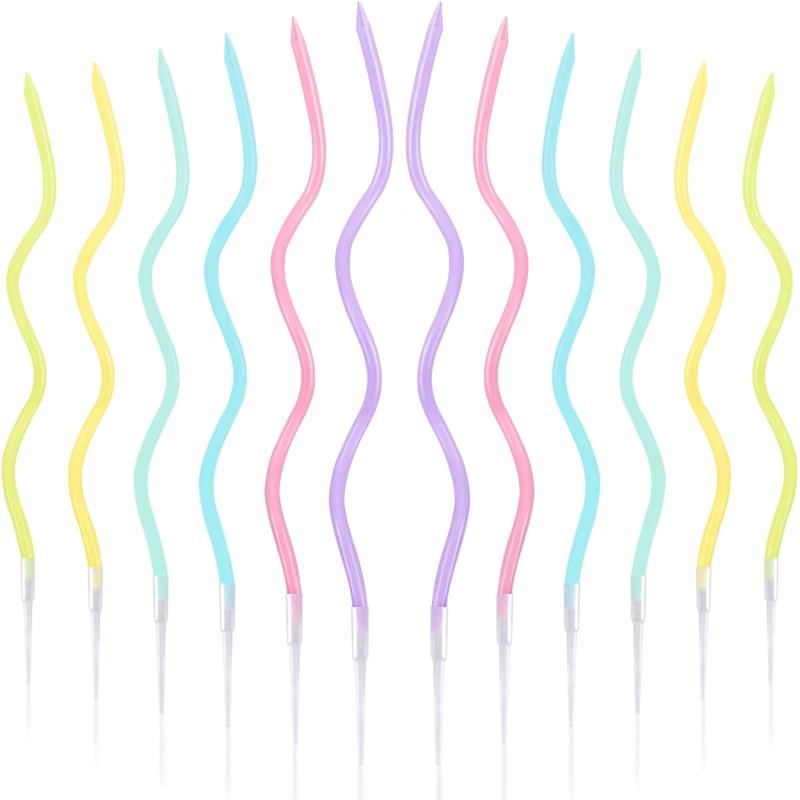 DFsucces バースデーナンバーキャンドル 12点セット 数字 高級 ろうそく ケーキ飾り 記念日 ウエディングパーティー卒業パーティー用 Ins【商品仕様】サイズ: 16.5×0.4cm。1本セットに6本入り、合計2本セット（12本）...