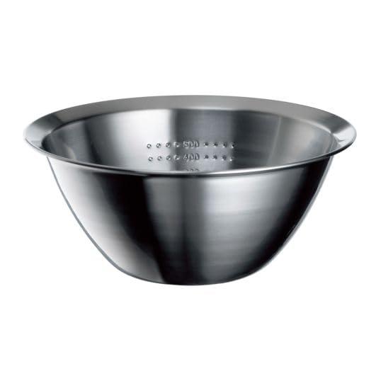 CHERRY TERRACE（チェリーテラス）Allround Bowls ボウル ステンレス製 万能ボウル サラダ用 調理器具 巻き込みなし 目盛り付き 日本製