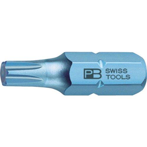 PB SWISS TOOLS C6-400-8 ヘクスローブビット(ショート)刃先：T8 全長(mm)：25 差込角：1/4inch(6.3mm)hex 差込角：1/4inch(6.3mm)hex 先端外形寸法(mm)：2.32 適合ネジ：...