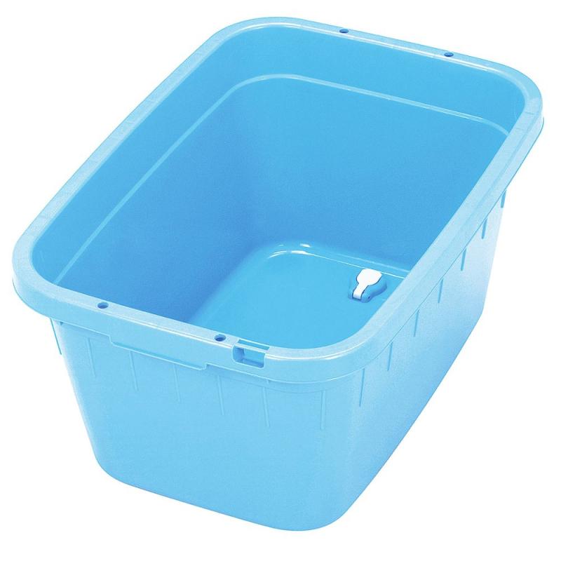 新輝合成 トンボ 角型 タライ 水抜き栓付き ホース穴付き 60型 62リットル ブルー 幅66×奥行47×高さ33cm 日本製材質:本体:ポリプロピレン・水抜き栓:ポリエチレン容量:60L製品重量:1.84kg外寸 :660×470mm ...