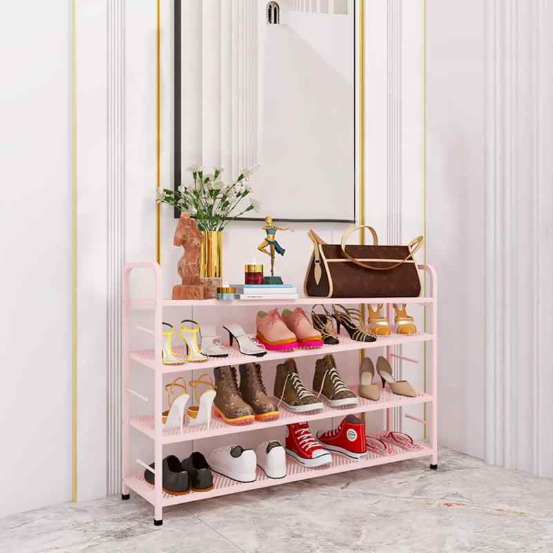 シューズラック 靴箱 スリム 下駄箱 4/5/6段 幅50/70/90cm 鉄製 錆びない 防湿 強くて丈夫な 耐荷重25kg/段 靴棚 靴収納 玄関に靴 を効率収納 靴だな 省スペース 靴ラック 廊下 アパート用【シューズラックの特徴】ス...