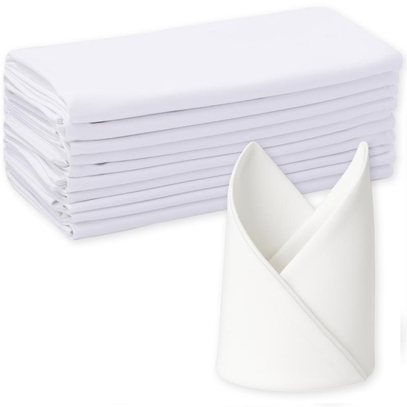 (アウプル) テーブルナプキン ワイン トーション 50 × 50cm シャンパン スパークリングワイン ホワイト 白 無地