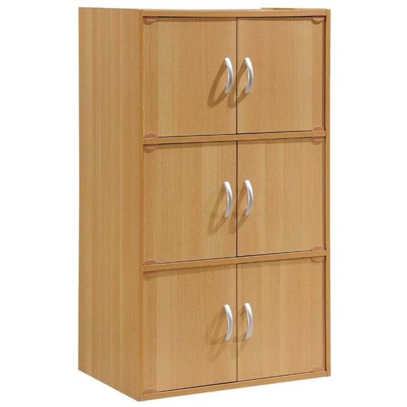 Hodedah 6 Door Bookcase