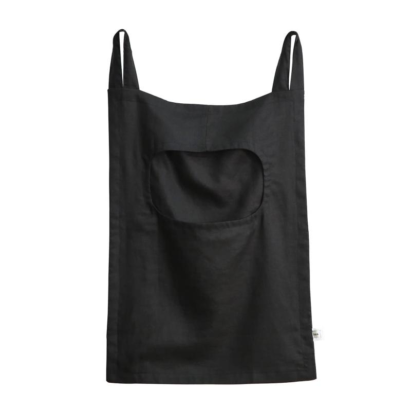 Amazhiyu リネン製ランドリーハンパーバッグ 収納バッグ スペースを節約ドアハンギングランドリーハンパーバッグ 大容量 汚れた洗濯物用 1個入り素材:麻100% リネンで丈夫に見える。サイズ:70CM x 50CM。大容量で、ご家族の...