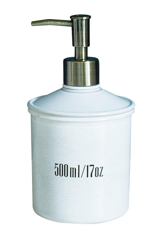 SO-Q STYLE ソーキュースタイル MUDDY マディ NOMBRE ノンブレ ディスペンサー 500ml陶器のようなディテールがおしゃれなディスペンサー 500ml直径10×高さ18.4cm 容量：500mlBlanc、Cosmiq...