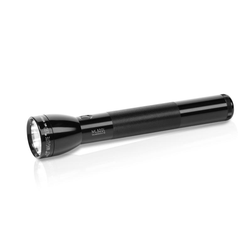 MAG-LITE(マグライト) 第三世代：3rd Generation 【本体色：ブラック】 MAGLITE 3D LEDマグライト ML300L-S3016（ST33016）, Black【単1アルカリ電池×3本 / 明るさMAX：625...