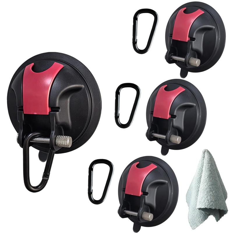 roseddy 吸盤 フック 強力 吸盤 直径9cm 耐荷重 70kg ホームキャンプでもアウトドアでも繰り返し使用できます