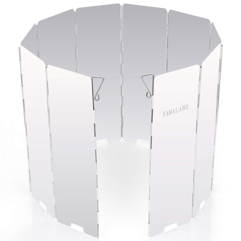 YAMALABO ウィンドスクリーン 風防 防風 キャンプ 風除け かぜよけ アウトドア 防風板 軽量 収納袋 付き 風除板【キャンプインストラクター監修 】キャンプ仲間の声を元にキャンプやバーベキューでなくてはならない相棒・オトモとして、...