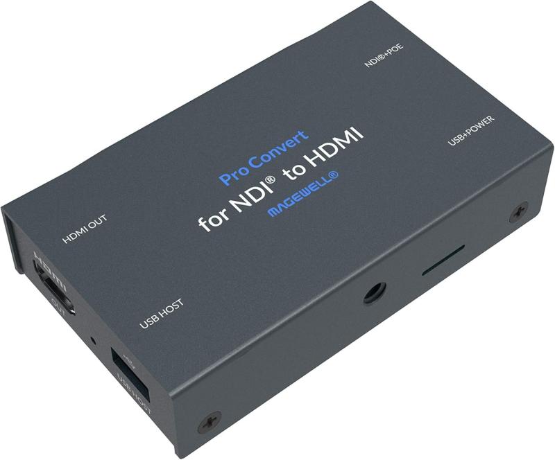Magewell(メイジウェル) Pro Convert(プロ・コンバート) NDI -HDMI変換器NDIストリームをHD HDMI信号に変換。