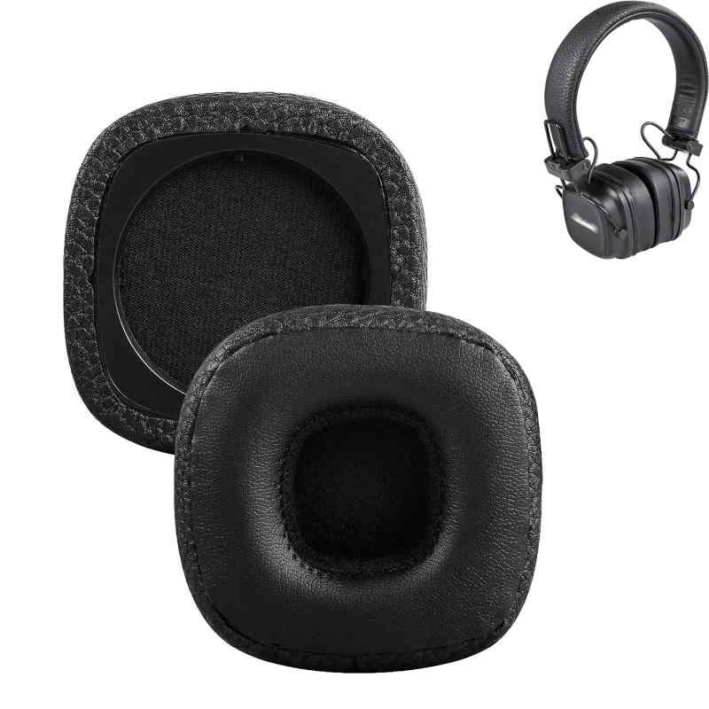 イヤーパッド For Marshal Major III Wired/Major III Bluetooth Wireless/Major IV/MID ANC に対応 交換 用 ヘッドホンパッド 防止音漏れ防止 <1組 > な...