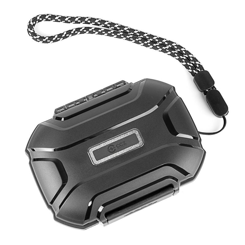 Yinyoo ポータブルイヤホンハードケース 防水イヤホン収納ボックス トラベルキャリーケース kz zs10 pro、Castor、edx pro、zar、Tangzu Wan'er、イヤホン、IEMケーブル用(ホワイト)【ヘッドホン/I...