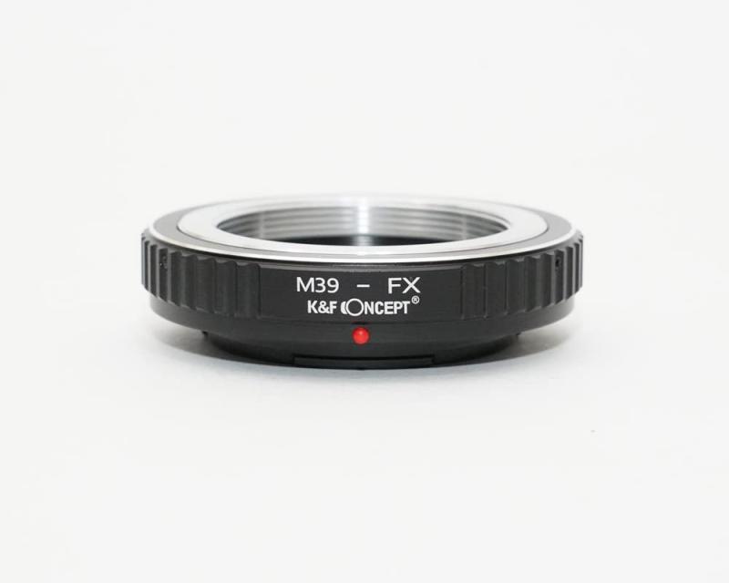 K&amp;F ライカ M39マウント-フジX FX マウントアダプター レンズクロス付 m39-fx (KFFX)安心国内サポート。今なら無料レンズクロス1枚プレゼント（色は選べません）対応レンズ：ライカのM39マウントレンズ（シルバーの...