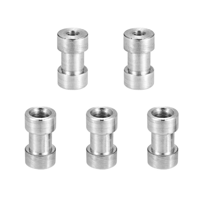 HEIYE スクリュー、カメラのフラッシュライトブラケットのための5個の1/4 "-20と3/8" -16の女性スピゴットネジのスレッドアダプター
