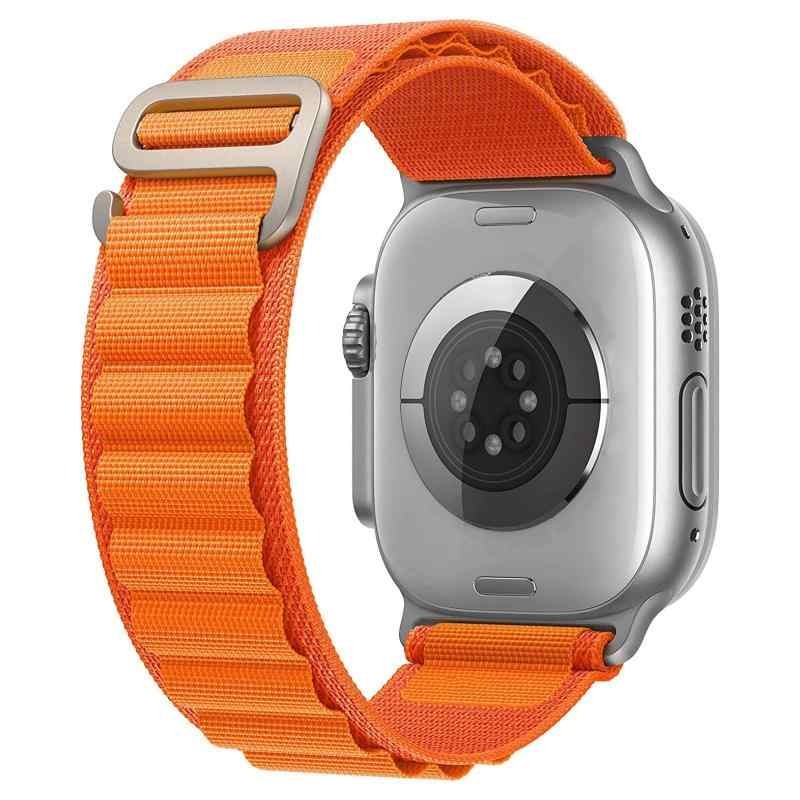 アルパインループ スポーツバンド Apple Watch Urtra 交換ベルト バンド ナイロン Apple Watch Series 10/9/8/7/6/5/4/3/SE/Ultra 49 46 45 44 42 41 40 38mm...