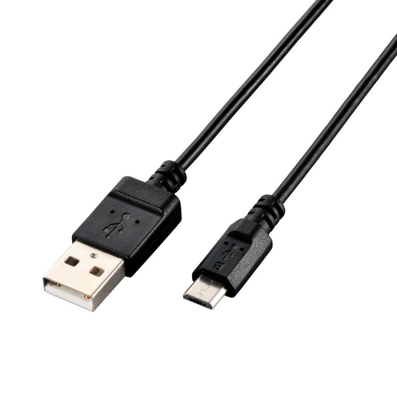 エレコム エコ USBケーブル 2.0 A-microB 0.3m U2C-JAMB03BKコネクタ形状:USB(A)オス - USB(Micro-B)オスケーブル長:0.3mプラグメッキ仕様:金メッキピンカラー:ブラック対応転送速度:48...