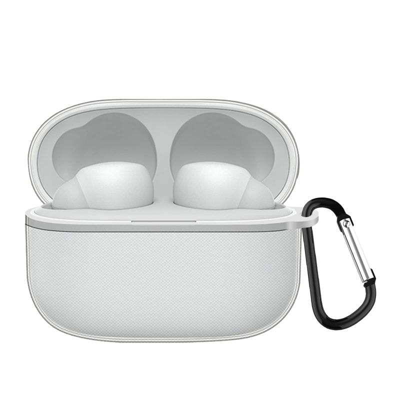 【2025改良モデル】JSFOYU wf-1000xm5 用ケース 対応 sony wf-1000xm5 液状シリコン ケース 軽量小型 紛失防止 耐衝撃性 防水防塵 装着充電可能 男女兼用 保護ケース カラビナ付