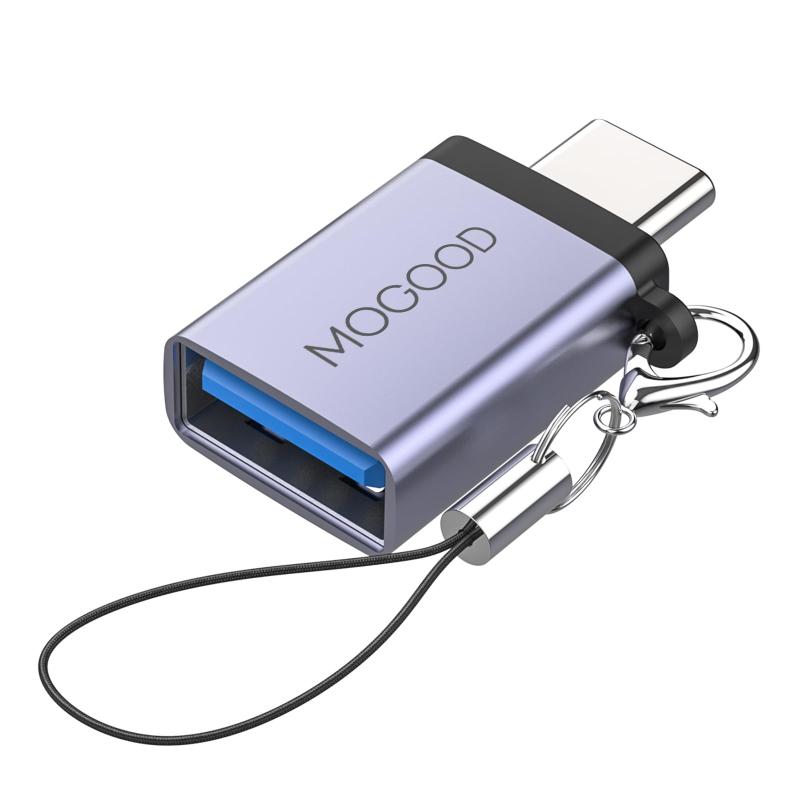 MOGOOD USB C アダプタ、Type CオスからUSB 3.0メスアダプタ変換器はノートパソコン、携帯電話、充電器、ゲームボード、充電宝、その他のType-Cデバイスに対応している