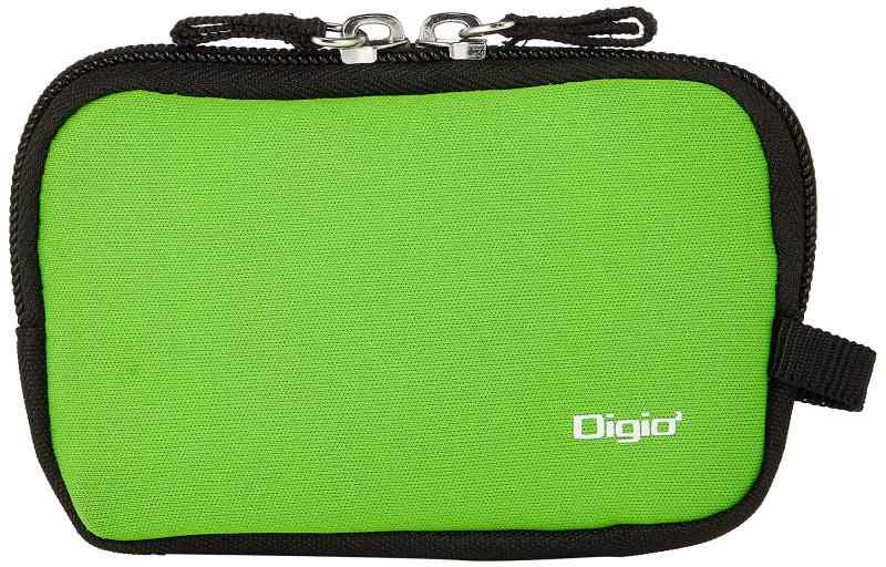 Digio デジタルカメラケース ハンドストラップ付 DCC-047GN