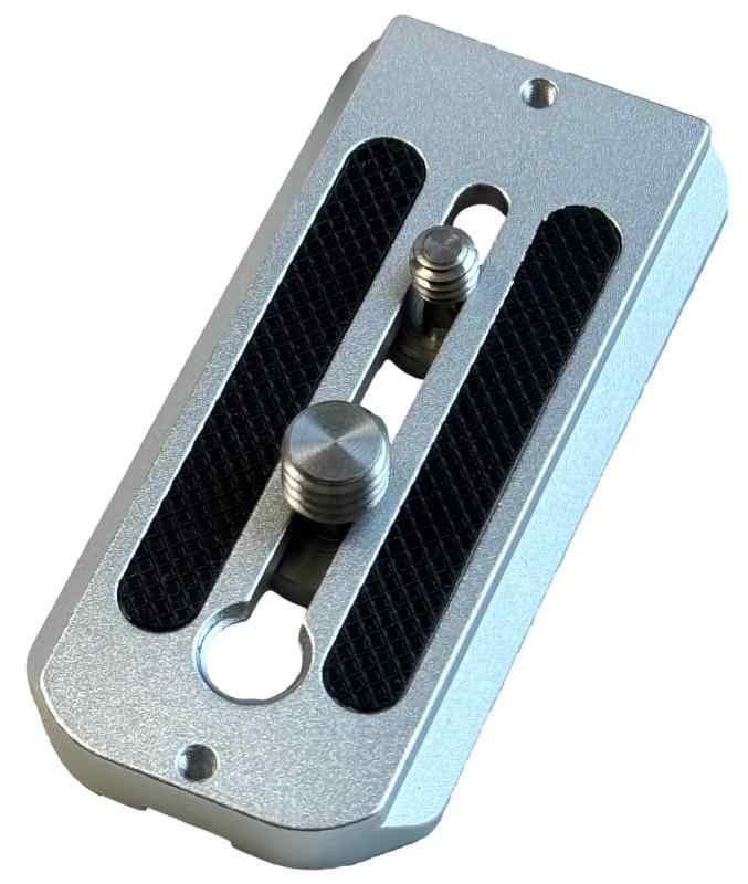 F-Foto レンズプレート for SONY FE 400-800mm F6.3-8 G OSS 対応 (アルカスイス互換, 三脚座後付, 2点止め, 日本の企業, シルバー) LP-S400800A-S