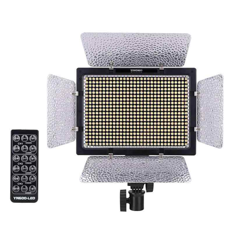 Yongnuo YN-600 LEDビデオライト 600球のLEDを搭載 カメラ&amp;ビデオカメラ用 (AC電源アダプター付きYN-600, 5500Kのみ)
