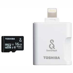 東芝 SeeQVault対応 microSDXCメモリカードClass10 UHS-I （カードリーダ付）