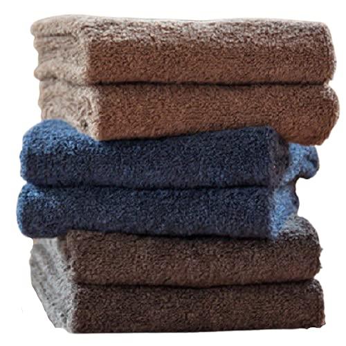 【選べる12色】同色6枚セット ふんわり仕上げのナチュラルフェイスタオル（34×90cm）素材:綿100％ 製造国:中国 サイズ:34×90cm(同色6枚セット)一般的なフェイスタオルより少し長めで使いやすさにこだわったスタンダートな無地タ...