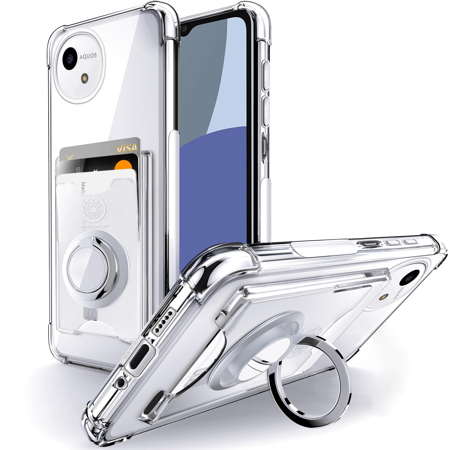 ブランド: Rockaway カラー: クリア サイズ: Sharp Aquos wish 4用
