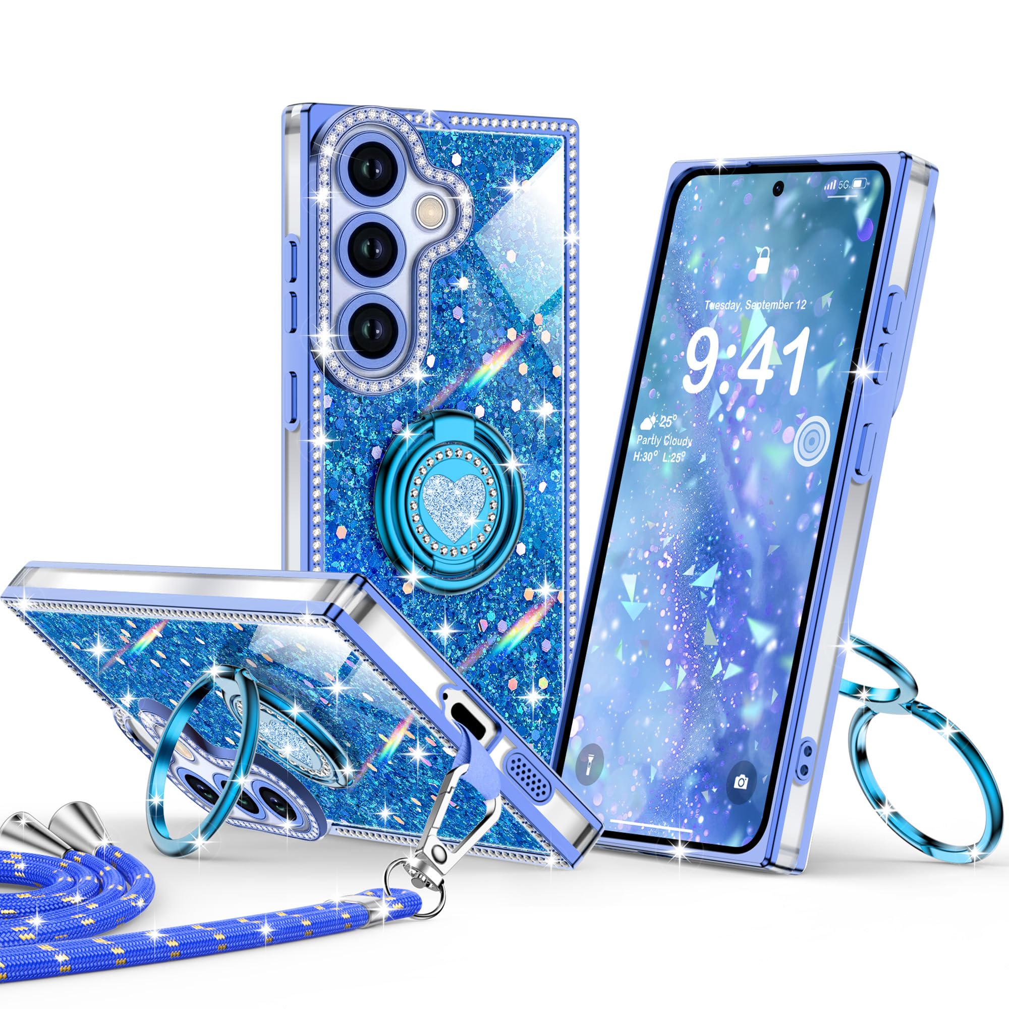 ブランド: Rockaway カラー: ブルー サイズ: Galaxy S26用
