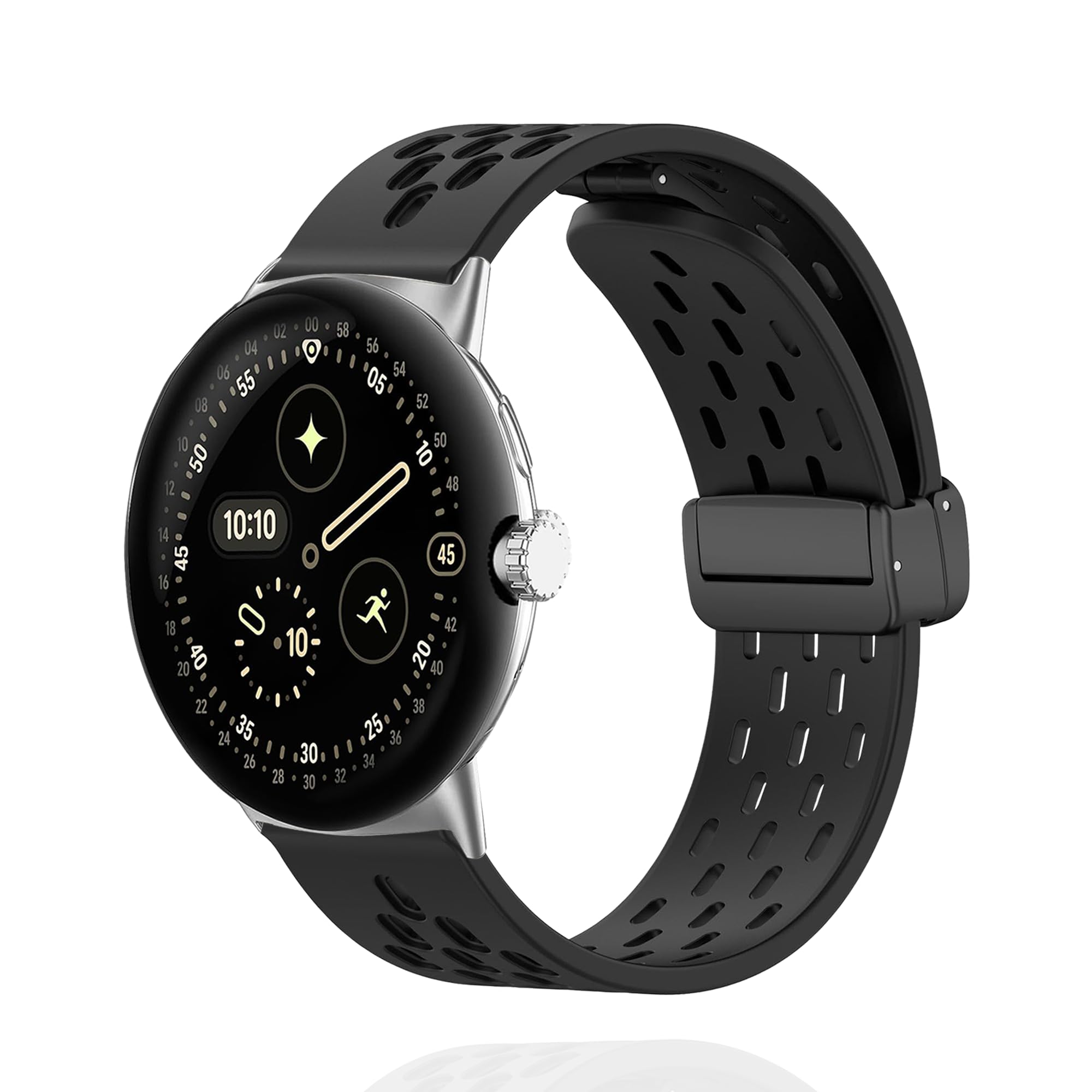 ブランド: MELEJIA 型番: 交換バンド カラー: ブラック サイズ: Google Pixel Watch 4 / 3 / 2 / 1 41mm