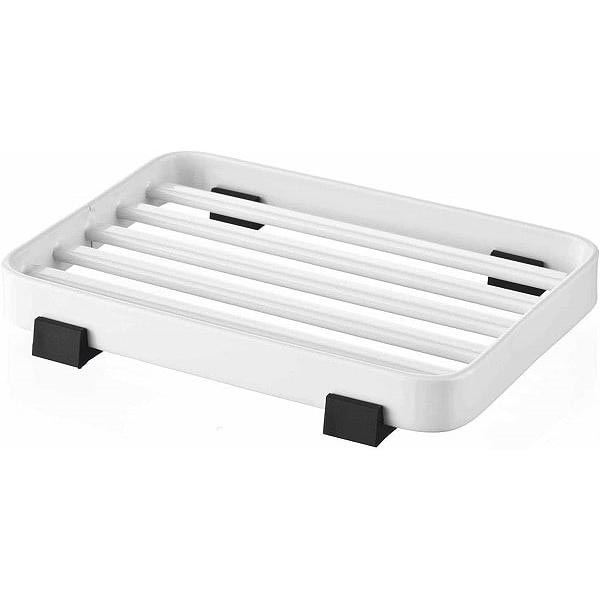 商品特徴 水はけの良いデザインだからいつも清潔。 滑り止め付きで安定感があり、バスルームや洗面所で快適に使えます。 サイズ(約) 幅11×奥行き7.5×高さ1.2cm 重量（約）120g 材質 本体：スチール（ユニクロメッキ＋粉体塗装）　 ...