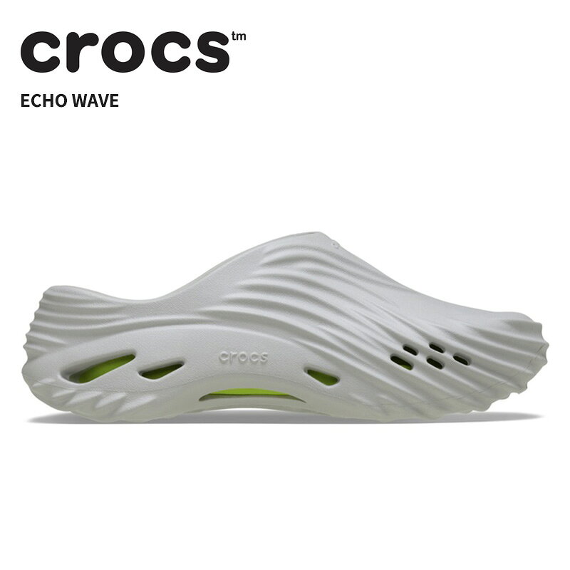 商品詳細 ブランド クロックス/ crocs モデル名 ECHO WAVE 品番210521 ヒールの高さ約4cm 重さ（参考サイズ）280g(27cm) 生産国中国 素材 アッパー/合成樹脂 ソール/合成樹脂 注意事項・商品の画像につきま...