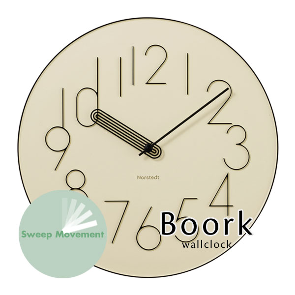 70年代のフォントから抽出した同心円調の短針がおしゃれなウォールクロック。一体成形で作られる文字盤は陶器のような質感で、レトロな雰囲気を演出しつつ、今っぽさも漂わせています。数字は見やすくコントラストのあるカラーリングを採用し、文字盤を囲う...