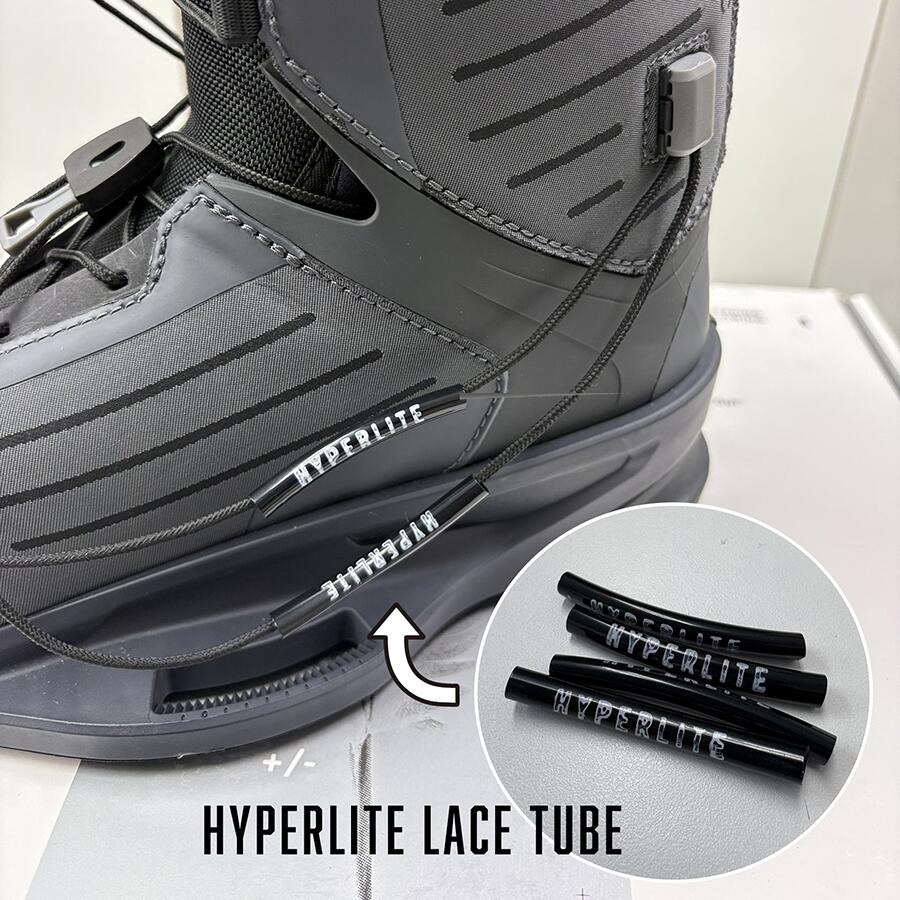 【メール便送料無料】 HYPERLITE 0-g Lace Tube 4本Set ハイパーライト wakeboard ウェイクボード Zero2プレートシステムブーツ レースチューブ 部品 グッズ goos アウトドア outdoor Ze...