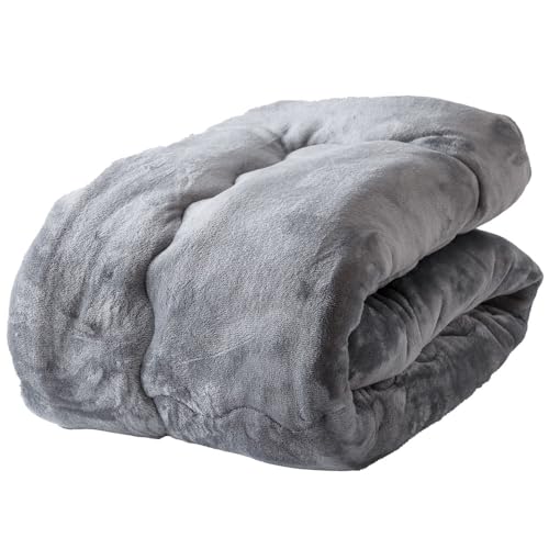 シンプル・[新とろけるフランネル/抗菌防臭]ライトグレー ダブル D・・Size:ダブルColor:[新とろけるフランネル/抗菌防臭]ライトグレー・商品サイズ（cm）：幅約190×奥行約210・商品重量：約3kg・材質 表地：ポリエステル1...