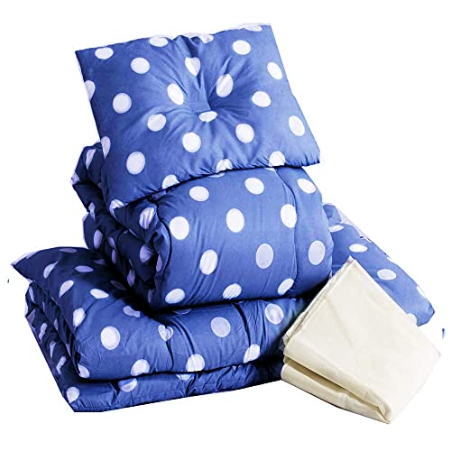 抗菌防臭タイプ・[水玉]ネイビー シングル PCFT4-S・・Color:[水玉]ネイビーSize:シングルStyle:抗菌防臭タイプ・商品サイズ(約cm):【シングルサイズ】掛け布団/幅150x奥行210、敷布団/幅100x奥行200、枕...