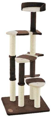 ハイタイプ・ホワイト A23710・・Style:ハイタイプ・本体サイズ(幅X奥行X高さ):56×56×17.5cm・本体重量:12kg・原産国:中華人民共和国・かわいいお魚のシルエットのステップ台、爪とぎができる麻ロープを巻いた柱。・生活...