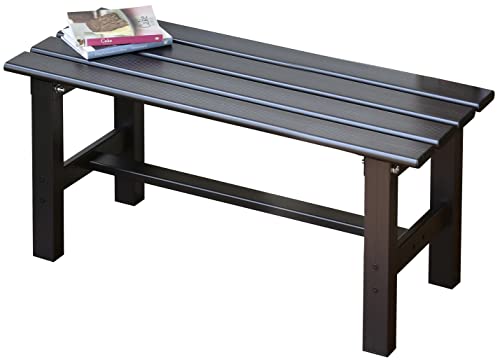 シンプル・ダークブラウン 幅:90cm ABT-90(DBR)・・Size:幅:90cmColor:ダークブラウン・本体サイズ:幅90×奥行36×高さ40cm・本体重量:3.5kg・材質:アルミ・原産国:中国・マンションのベランダ等に適する...