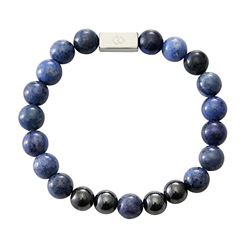 ・デュモルチェライト LL ABAEM88LL・・Size:LLColor:デュモルチェライト・コラントッテロゴをあしらった長方形ステンレスパーツをポイントに、天然石と磁石パワーを組み合わせたループ。 シーンを選ばない、すっきりとシンプルな...