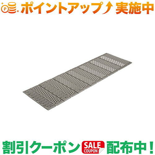 一般的なマットに比べて発泡率を高めに調整して軽量化、素材自体もしっとりと滑りにくい素材を採用しました。表面にアルミを蒸着させることで熱を反射します。寒い時期ならアルミ面を上にして体温を反射させることで暖かさを得ることが可能。暑い時期なら逆に...