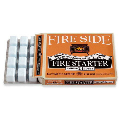 約15分燃え続けるキューブ状の着火剤強い火力の安定した炎が約15分続く固形燃料です。ストレスなく確実に着火させることができるため、薪ストーブ初心者にもおすすめです。扱いやすいキューブ状です。焚火やBBQでの炭への着火など、キャンプでも利用シ...