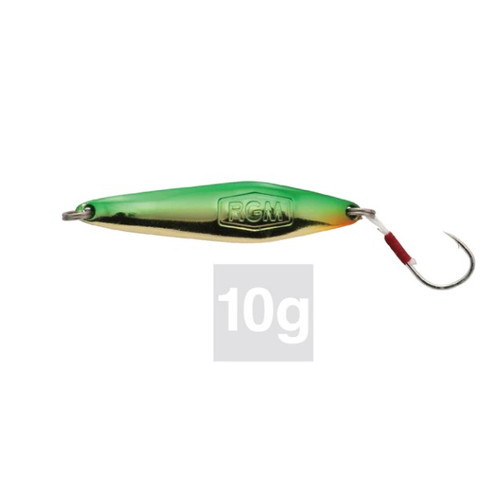 ターゲットは全てのフィッシュイーター。シチュエーションを選ばない万能スプーン。河川や河口域、サーフや堤防など様々な場所で活躍するスプーンが莢です。肉厚でコンパクトなボディ形状のためよく飛び、安定した飛距離を約束します。ベイトフィッシュライク...