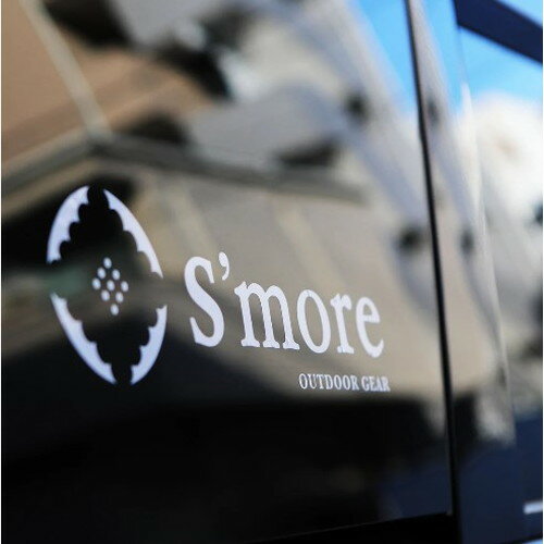 《　Logo Sticker 2タイプ / ロゴステッカー2種　》【S'more / Logo Sticker 】ステッカー アウトドア ブランド S'more ステッカー 車 おしゃれ 防水ステッカー スモア カーステッカー 2TYPER...