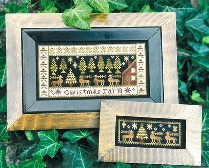 ☆クロスステッチ・チャート☆Carriage House Samplings“2000 Christmas Sampler” ☆英語表記☆デザインサイズ117W×59H☆