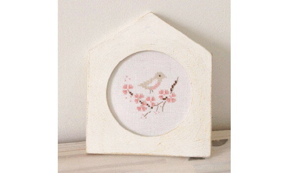 ☆クロスステッチ・チャート☆Une Croix le Temps d'un The“#MF18”☆フランス語表記☆ステッチカウント38W×32H☆