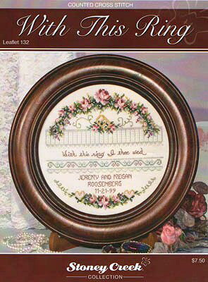 ☆クロスステッチ・チャート☆Stoney Creek“With This Ring”☆英語表記☆